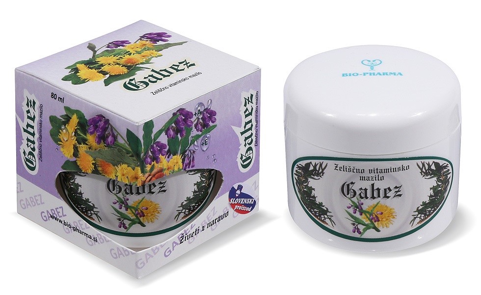 GABEZOVO zeliščno vitaminsko mazilo (80 ml) – BIO-PHARMA
